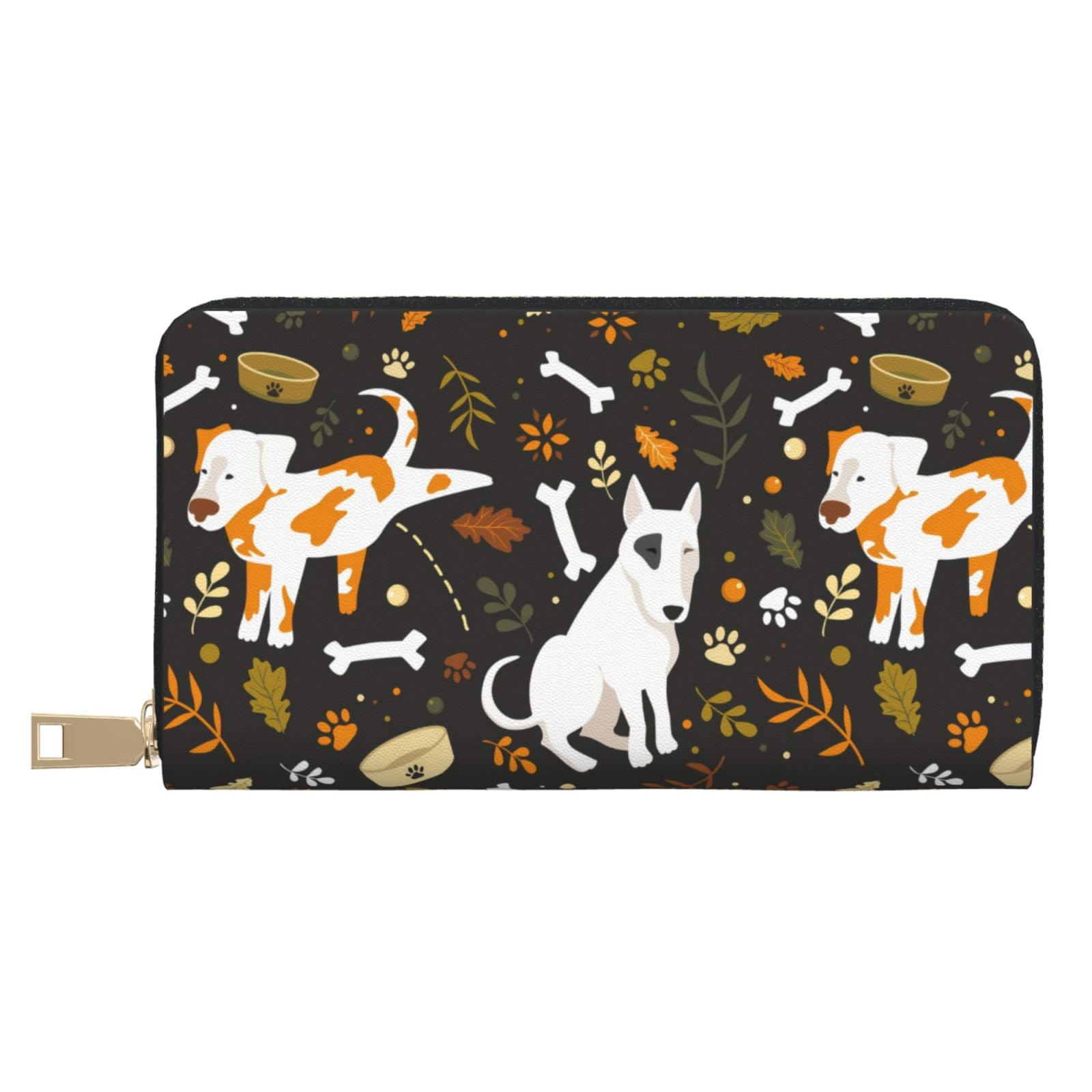 Wallets for Men With Money Clip, Bones And Leaves Mens Wallet With ...