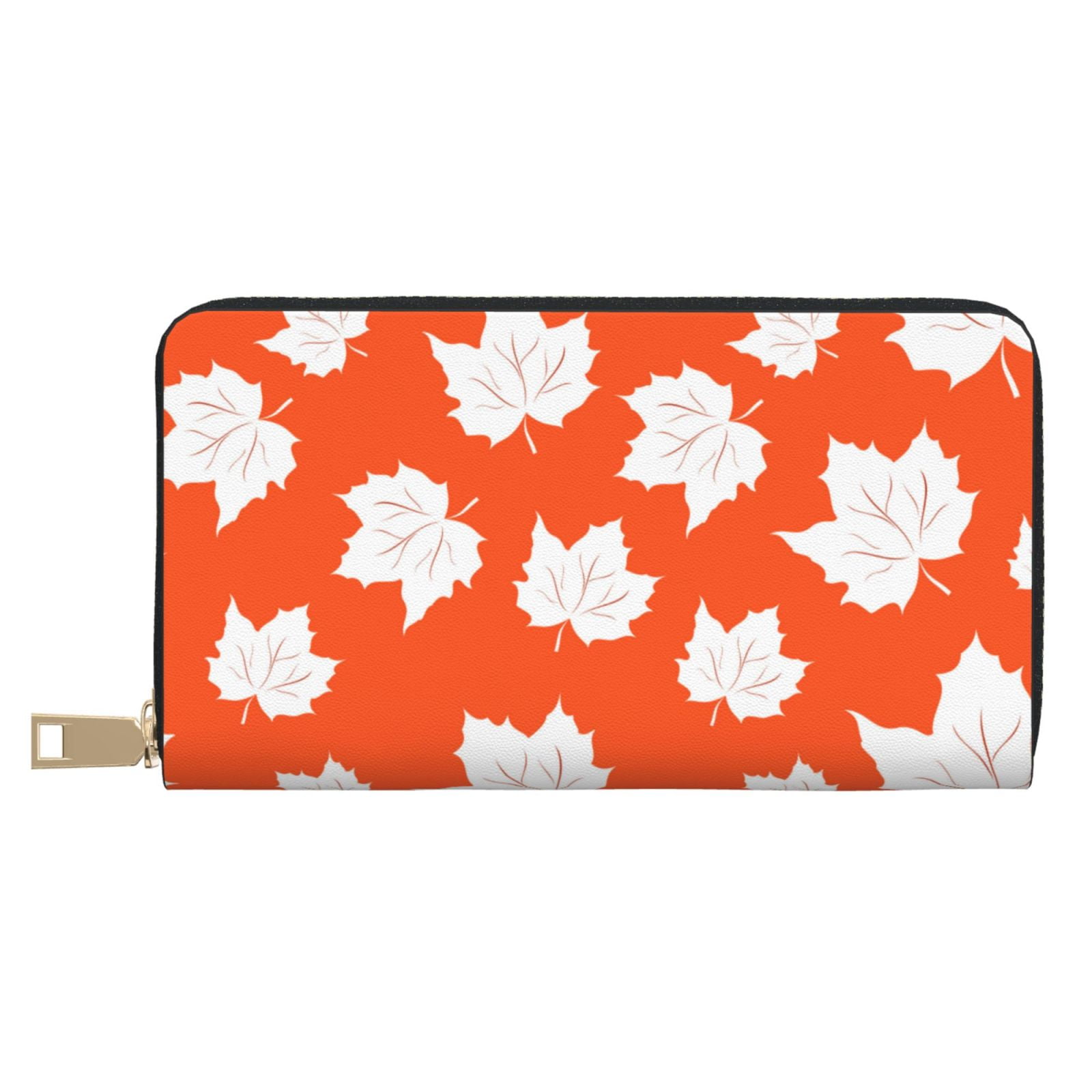 Wallets for Men With Money Clip, Bright Autumn Leaves Charm Mens Wallet ...