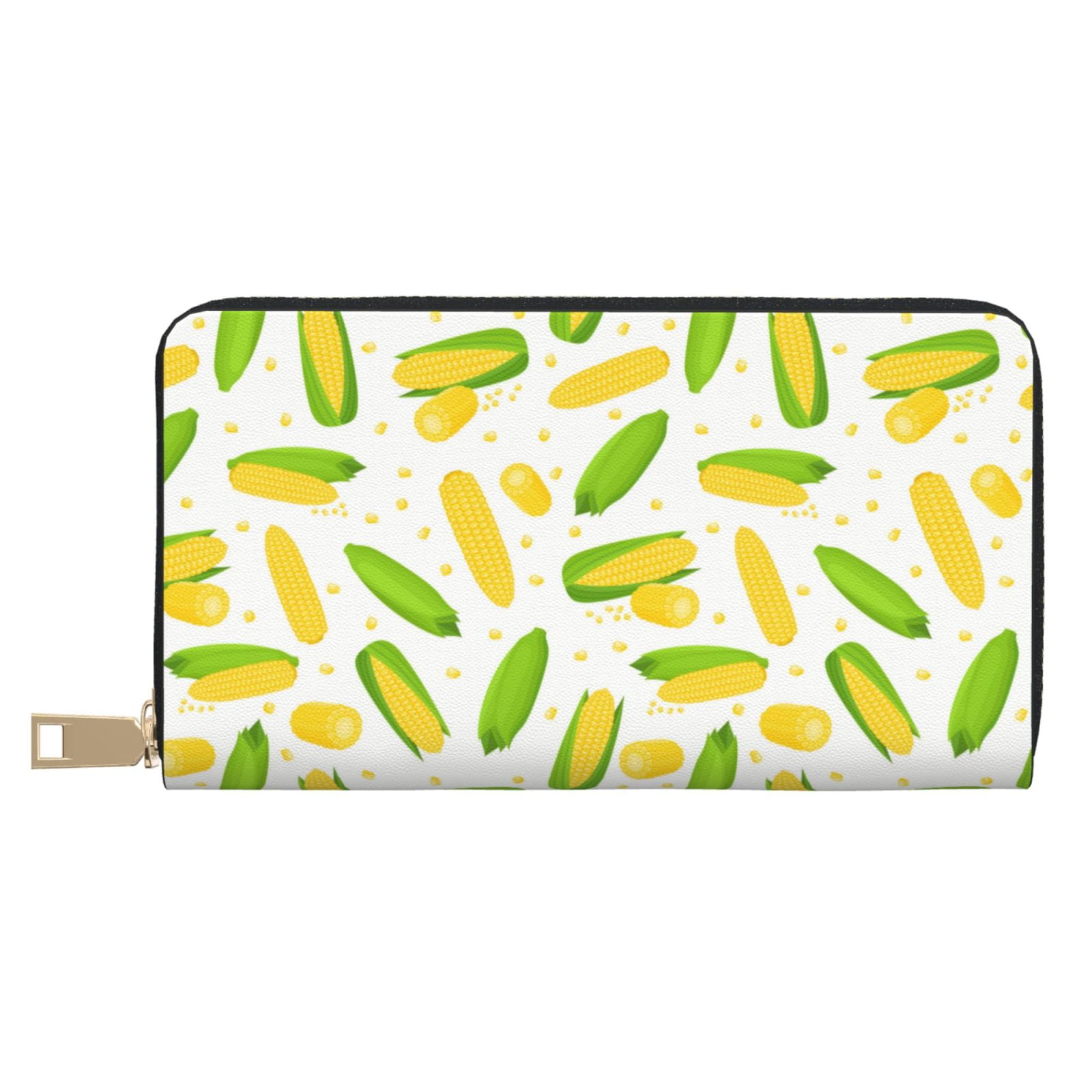 Wallets for Men With Money Clip, Cartoon Corn Mens Wallet With Credit ...