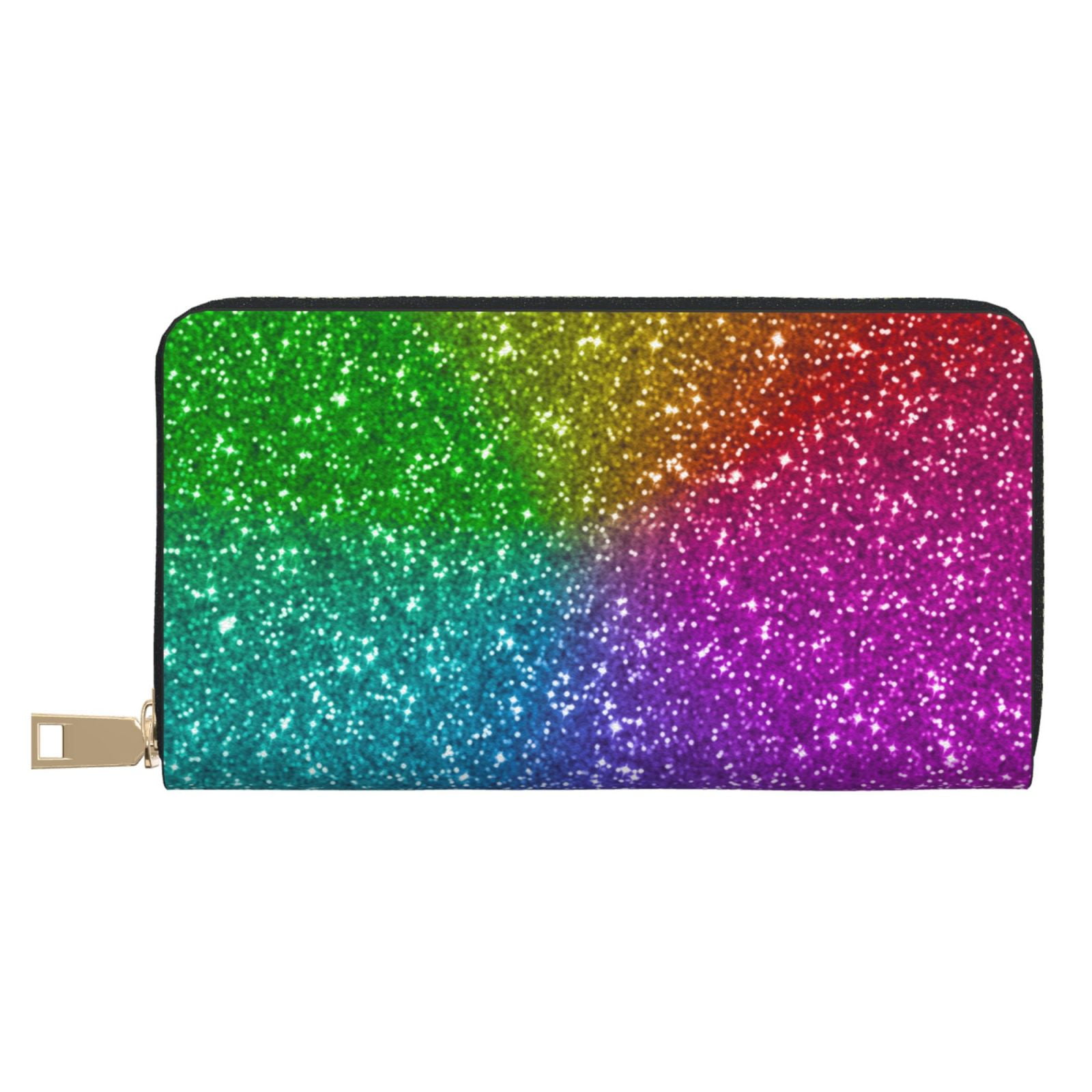 Wallets for Men With Money Clip, Colorful Glitter (2) Mens Wallet With ...