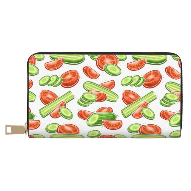 Wallets for Men With Money Clip, Cucumber Tomato Mens Wallet With ...