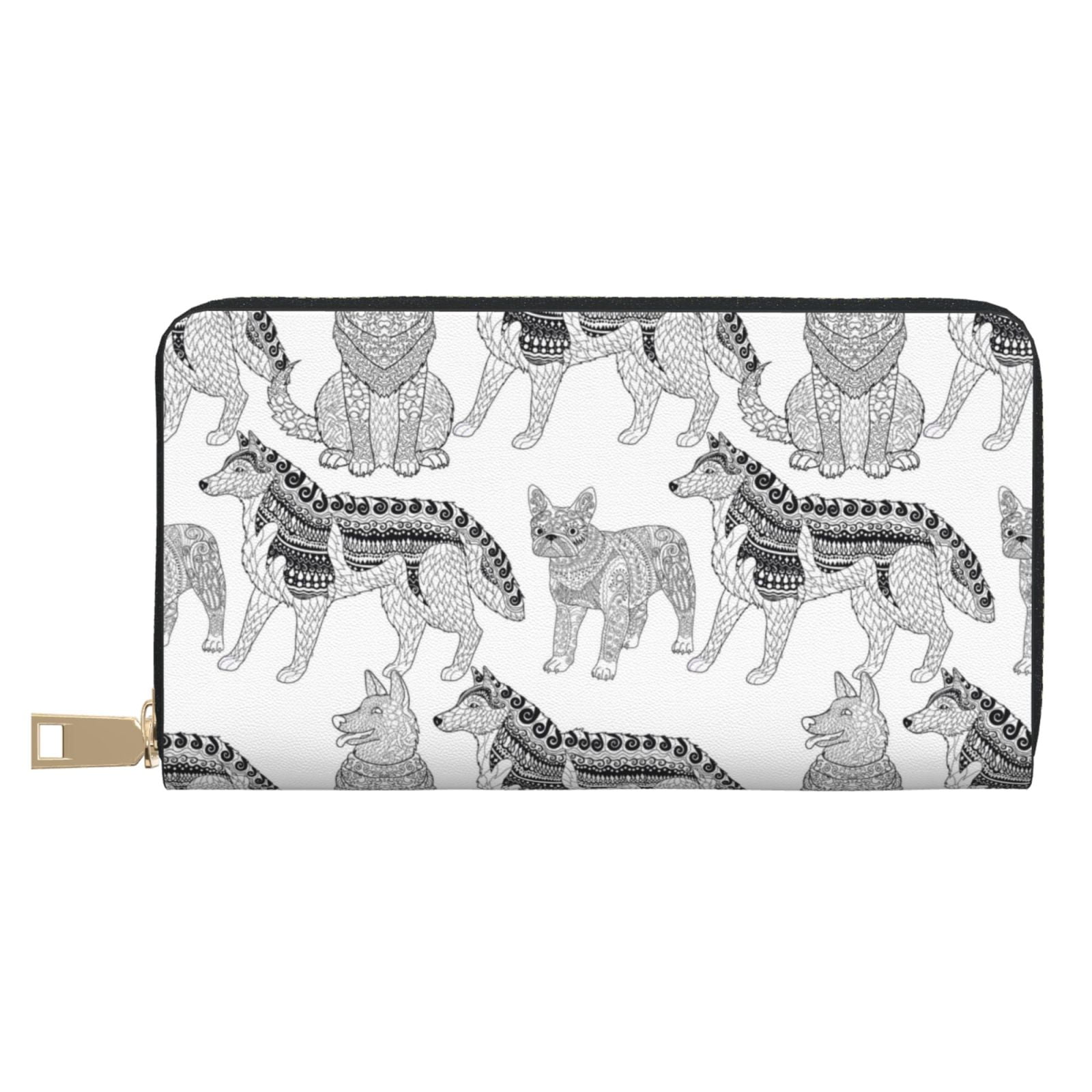 Wallets for Men With Money Clip, Cute German Shepherd Mens Wallet With ...