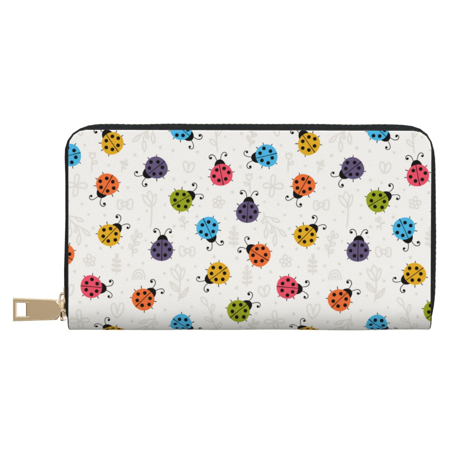 Wallets for Men With Money Clip, Cute Ladybugs Mens Wallet With Credit ...
