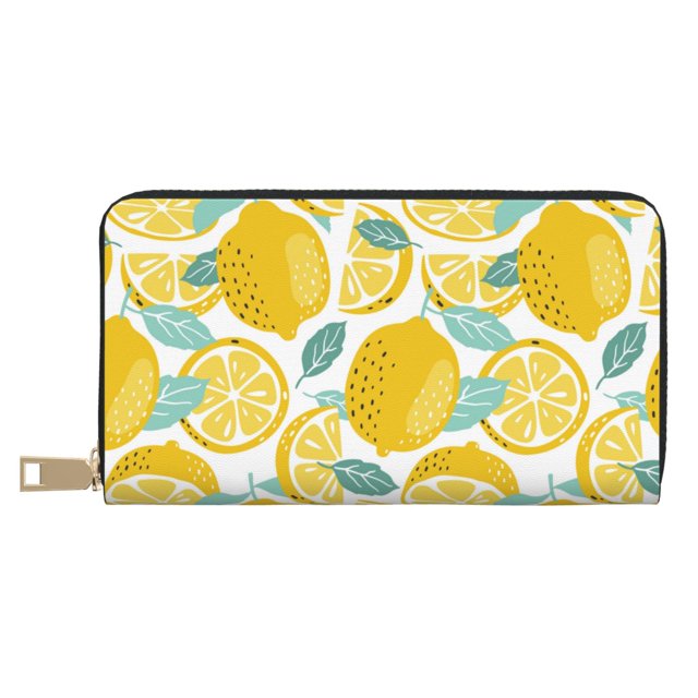 Wallets for Men With Money Clip, Cute Lemon Sweet Sour Mens Wallet With ...