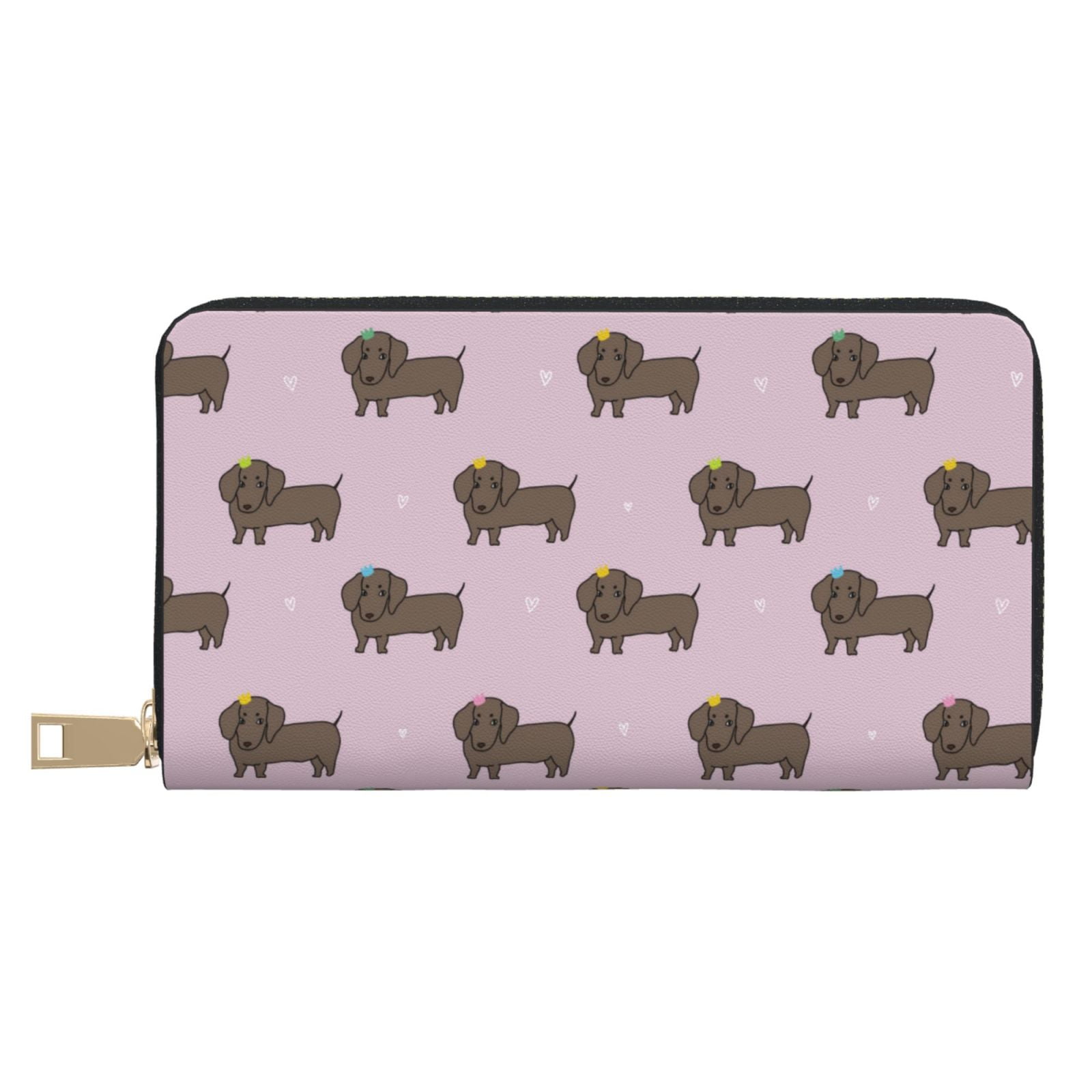 Wallets for Men With Money Clip, Dachshund Dog Puppy No.1050 Mens ...