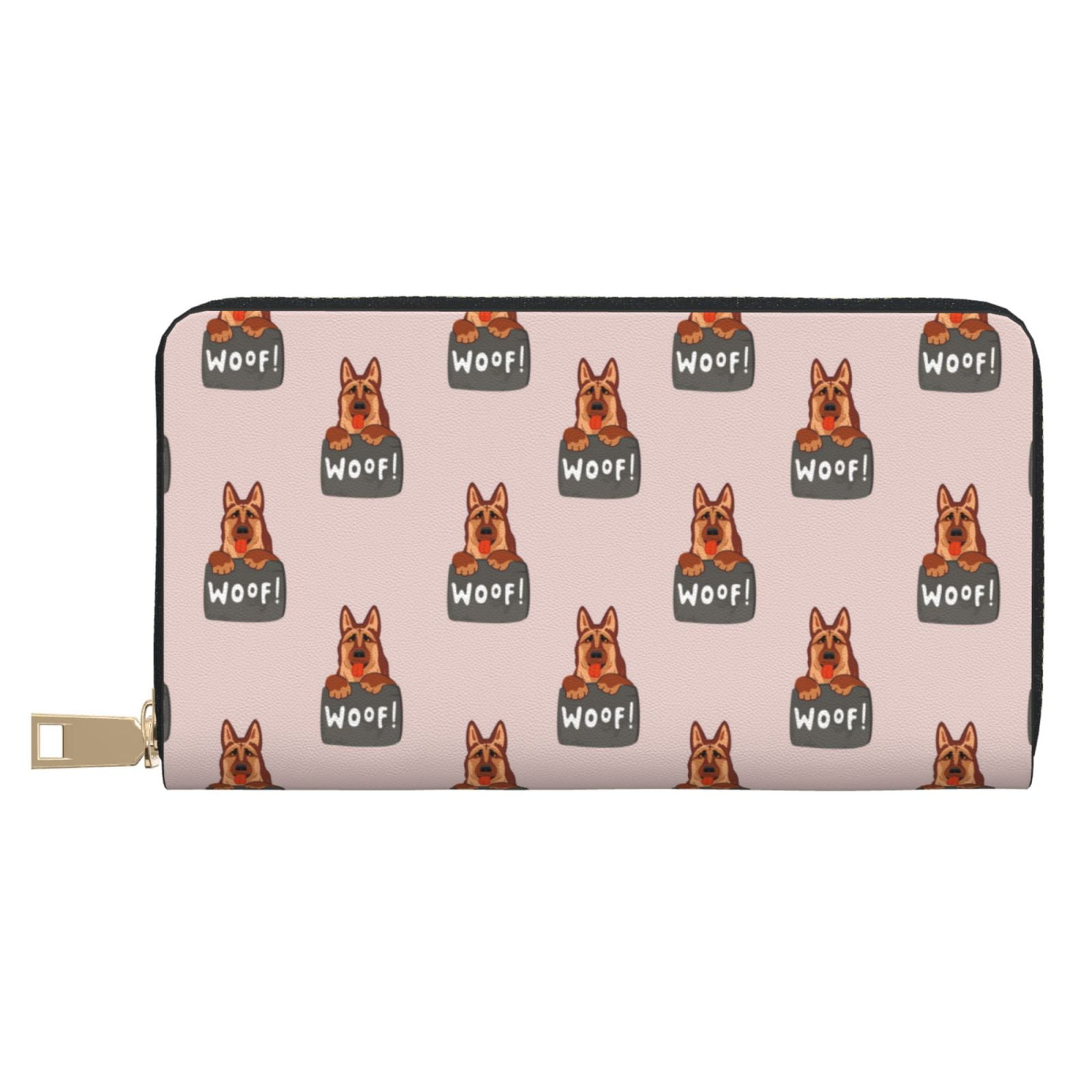 Wallets for Men With Money Clip, German Shepherd Dog No.1021 Mens ...