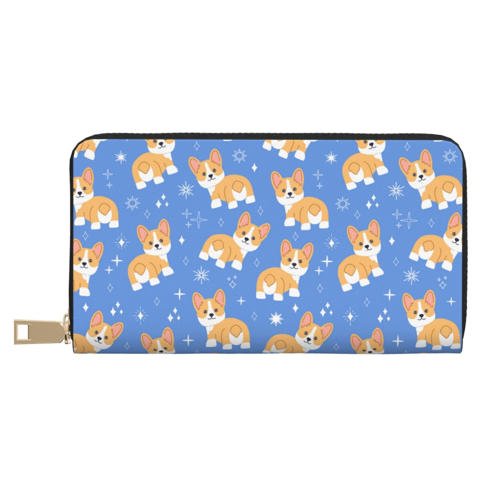 Wallets for Men With Money Clip, Kawaii Corgi Mens Wallet With Credit ...