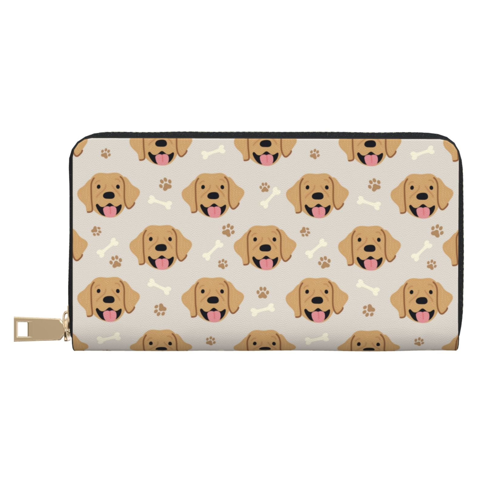 Wallets for Men With Money Clip, Labrador Retriever Dog No.1017 Mens ...