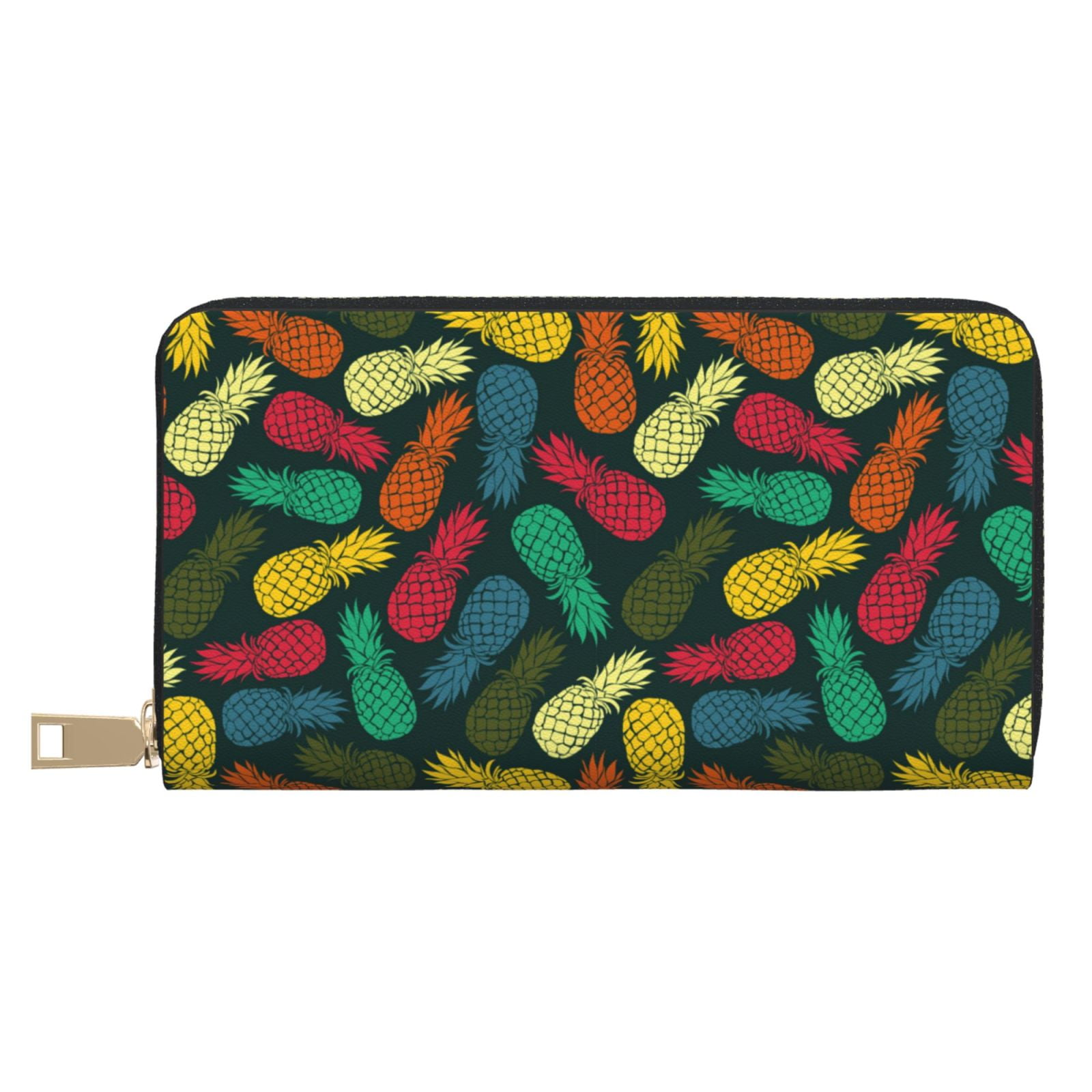 Wallets for Men With Money Clip, Pineapple Fruit Colorful Mens Wallet ...