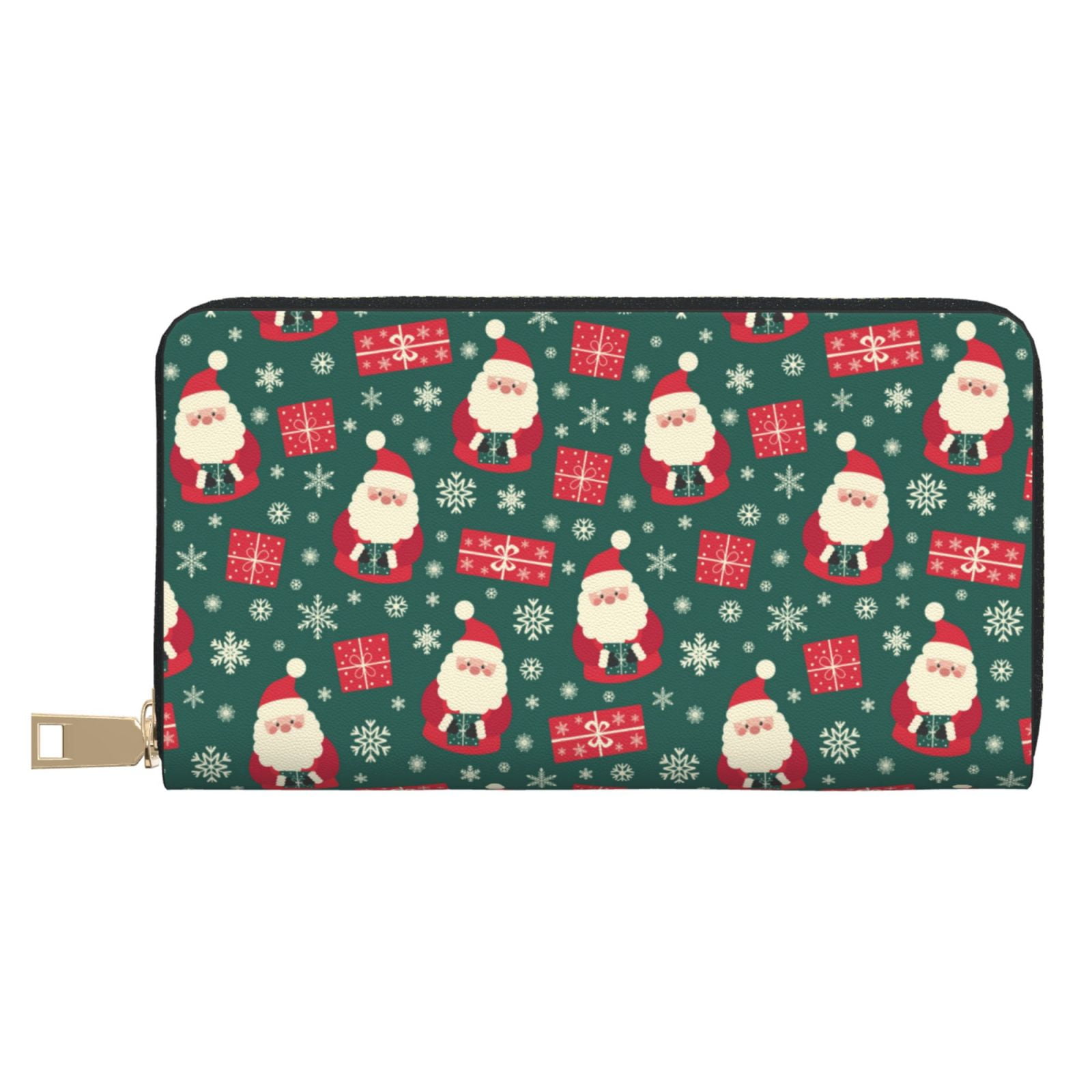 Wallets for Men With Money Clip, Santa Claus Mens Wallet With Credit ...
