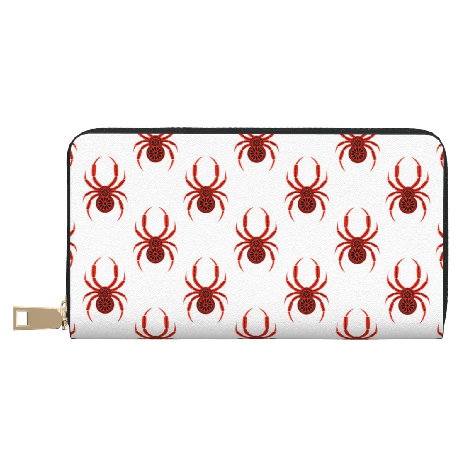 Wallets for Men With Money Clip, Spiders Insects Mens Wallet With ...