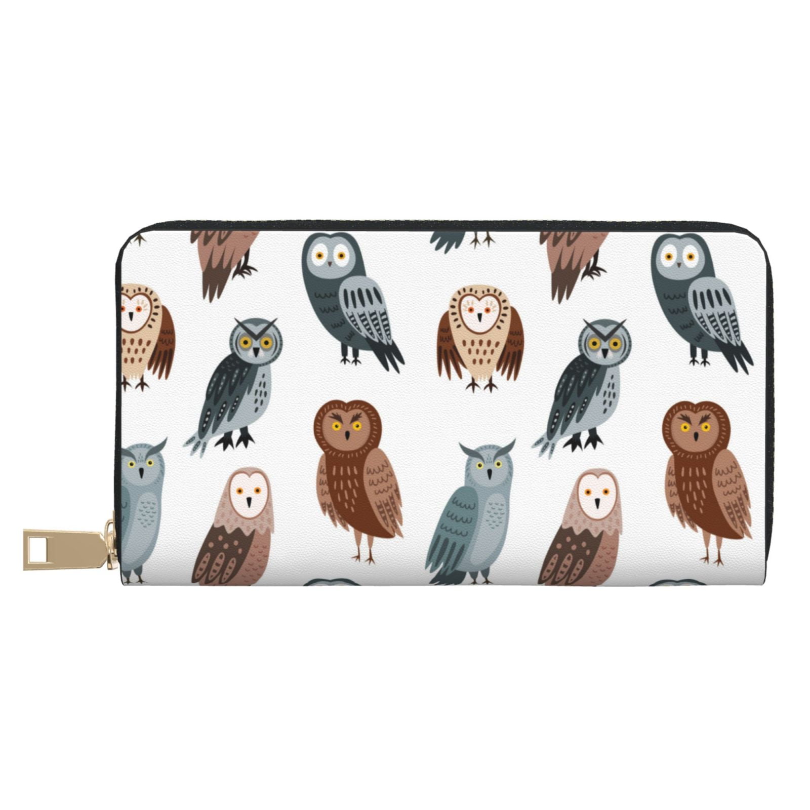 Wallets for Men With Money Clip, Ugly Dorky Owl Mens Wallet With Credit ...