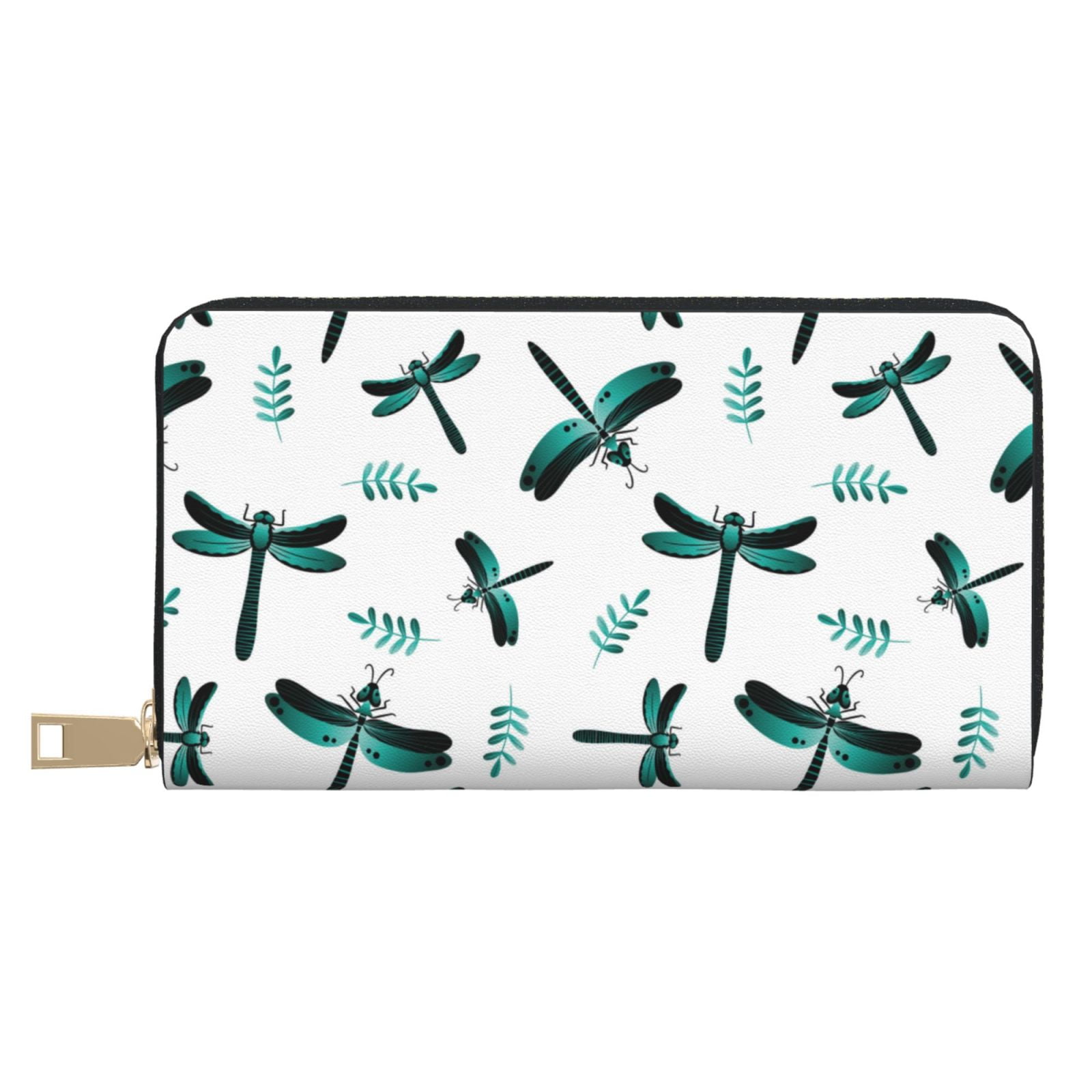 Wallets for Men With Money Clip, gradient black butterflies Mens Wallet With Credit Card Holder ...