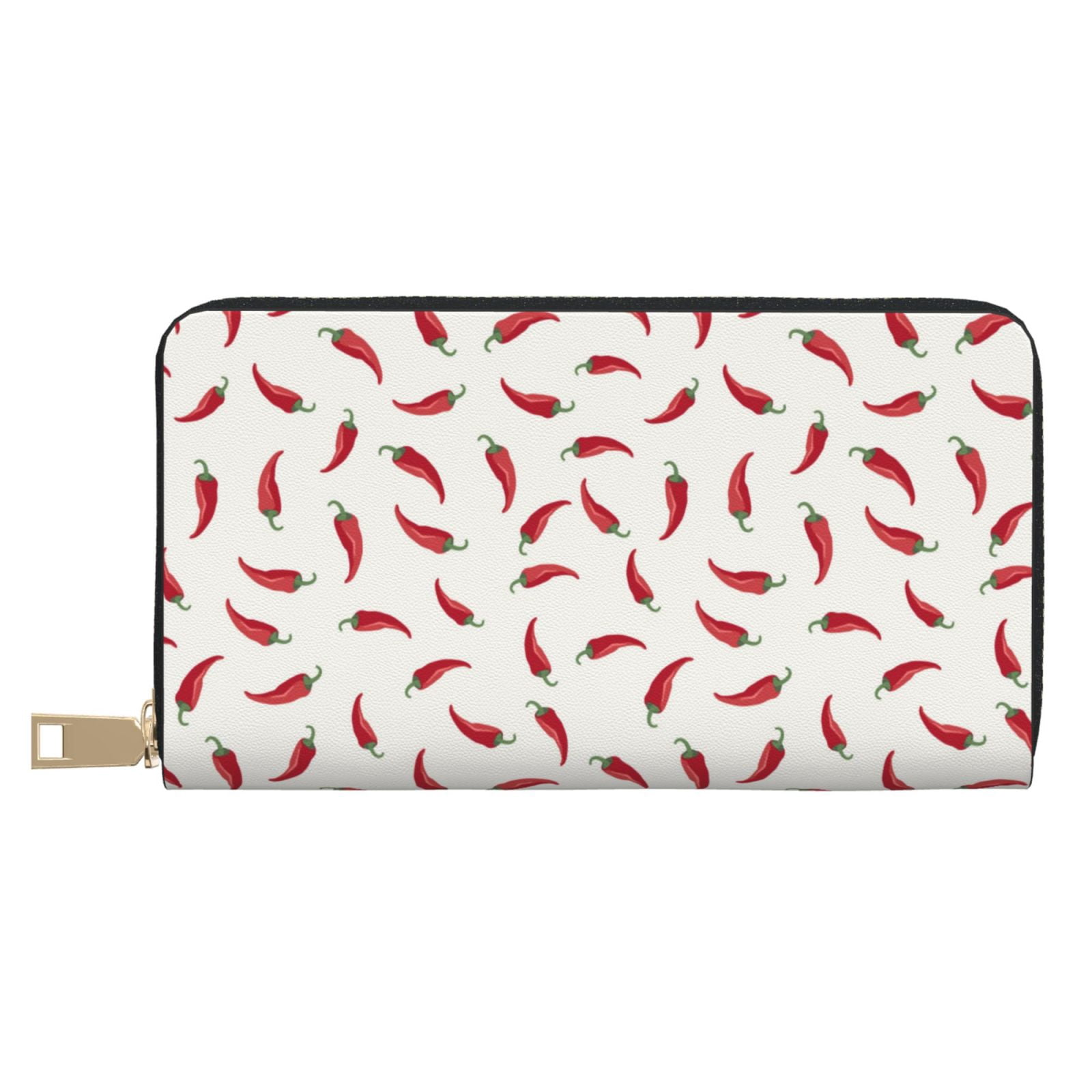 Wallets for Men With Money Clip, red Chili Pepper Mens Wallet With ...