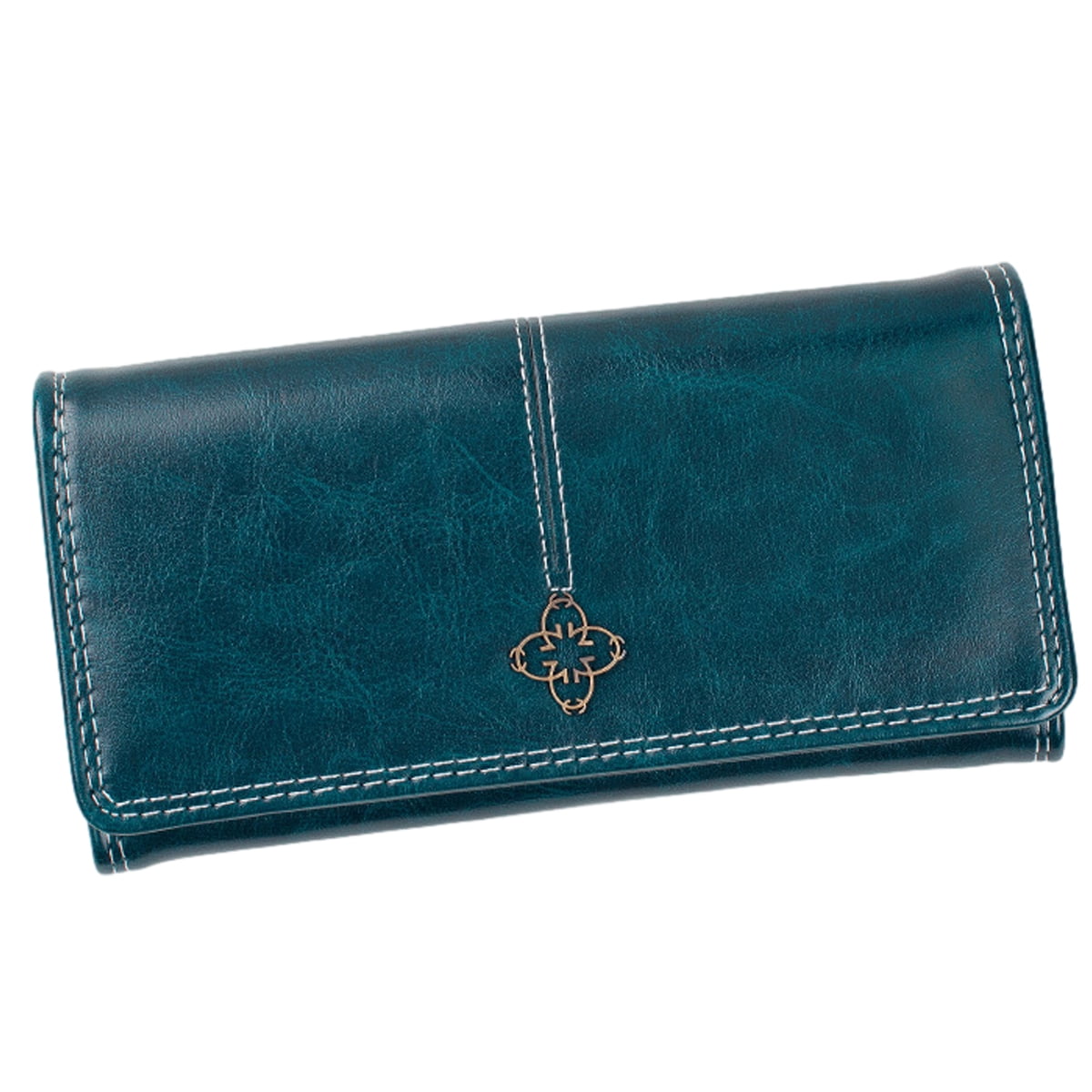 Wallets for Women PU Leather Small Bifold Wallet Card Case Purse with ...