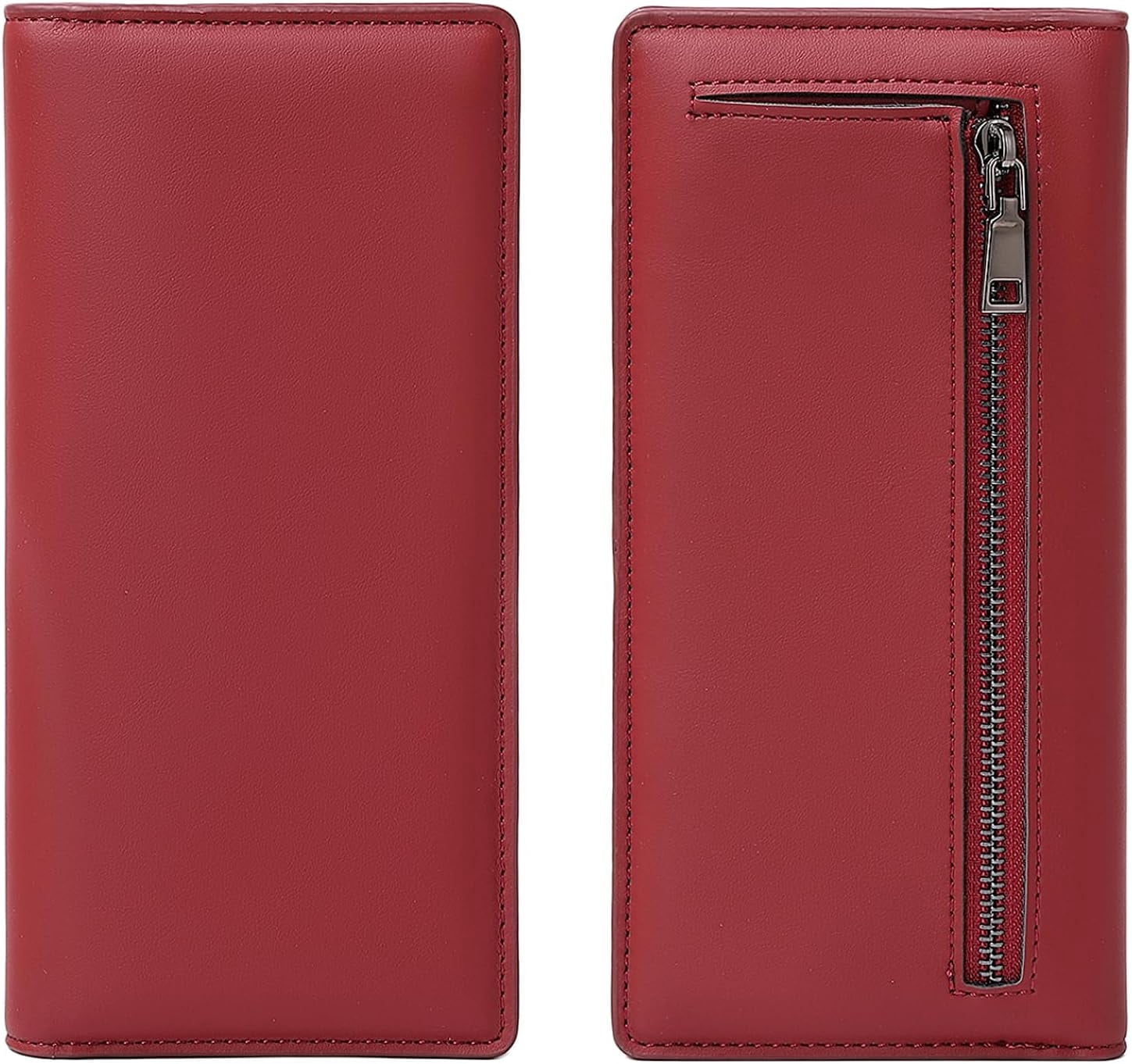 Wallets for Women Slim Thin Soft Leather RFID Blocking Credit Card ...