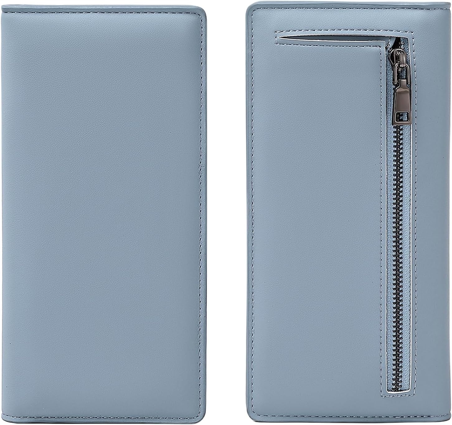 Wallets for Women Slim Thin Soft Leather RFID Blocking Credit Card ...