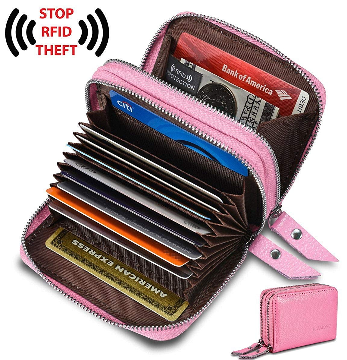 Wallets for women,genuine leather wallets, rfid wallets - Walmart.com