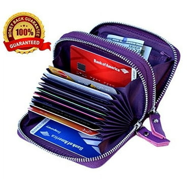 RFID Blocking Women's Wallet with Large Capacity, Secure Zipper ...