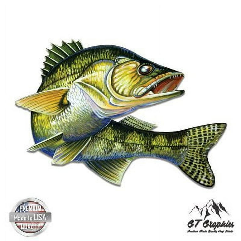 Walleye Decal Walleye Hunter Fishing Vinyl Decal Sticker