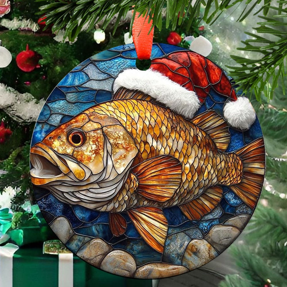 Walleye Fish 10 Ceramic/Acrylic Christmas Ornament, Mother Appreciation ...