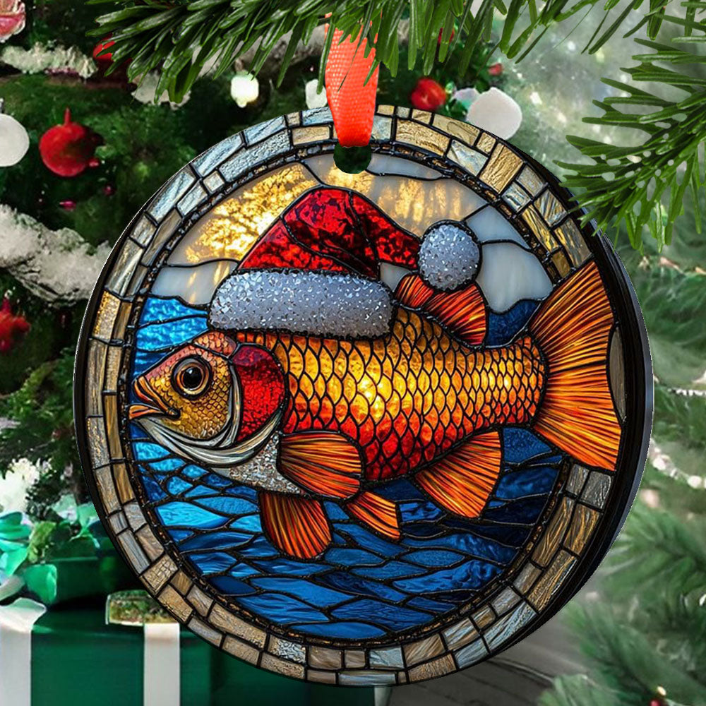 Walleye Fish 131 Ceramic/Acrylic Christmas Ornament, Sweetheart Love ...