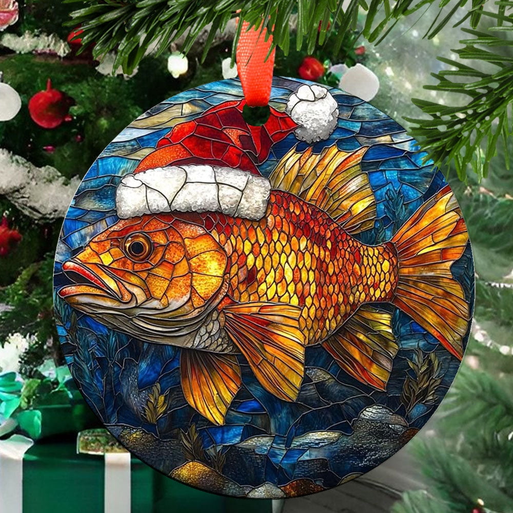 Walleye Fish 15 Ceramic/Acrylic Christmas Ornament, Mother Appreciation ...