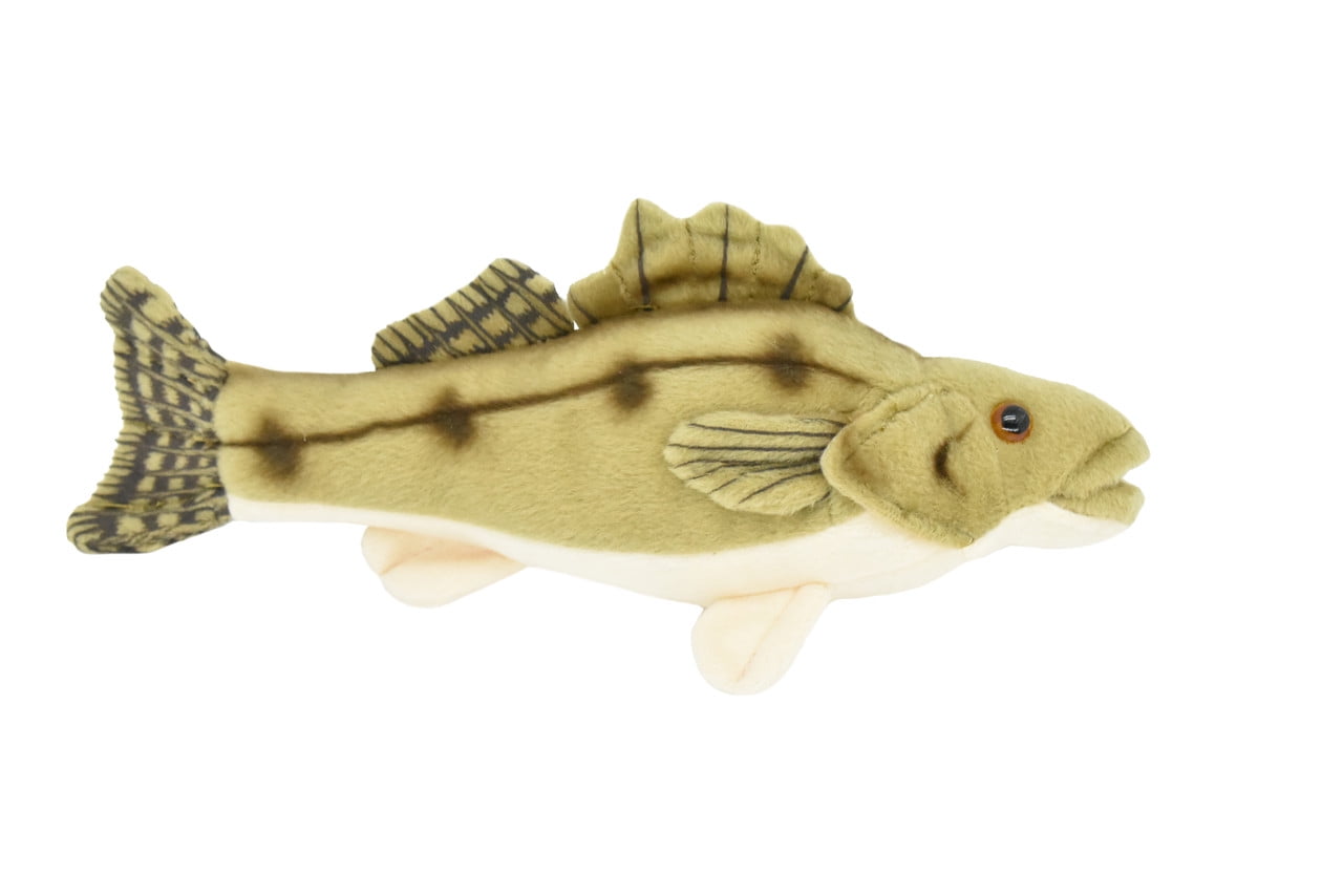 Walleye, Fish, Realistic, Lifelike, Stuffed, Soft, Toy, Educational ...