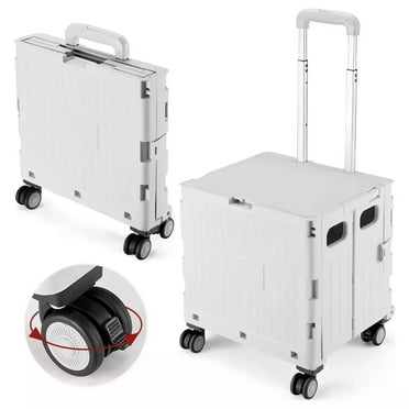 Green Pro Folding Utility Cart: Portable, Mobile, Rolling Crate w ...