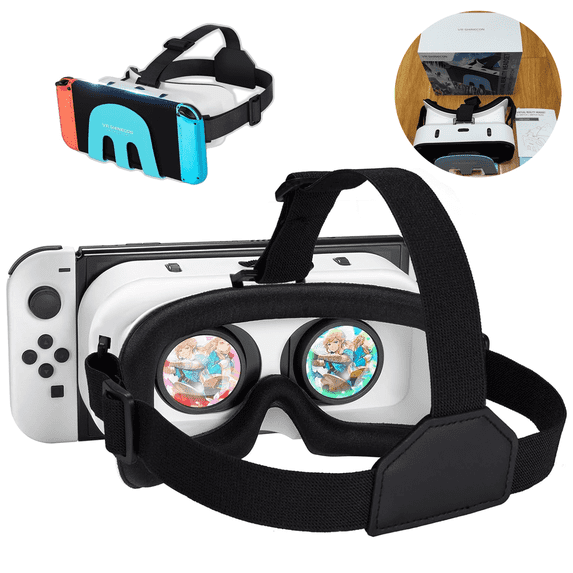 Wallfire VR Headset for Nintendo Switch & Switch OLED Model, VR Goggles ...