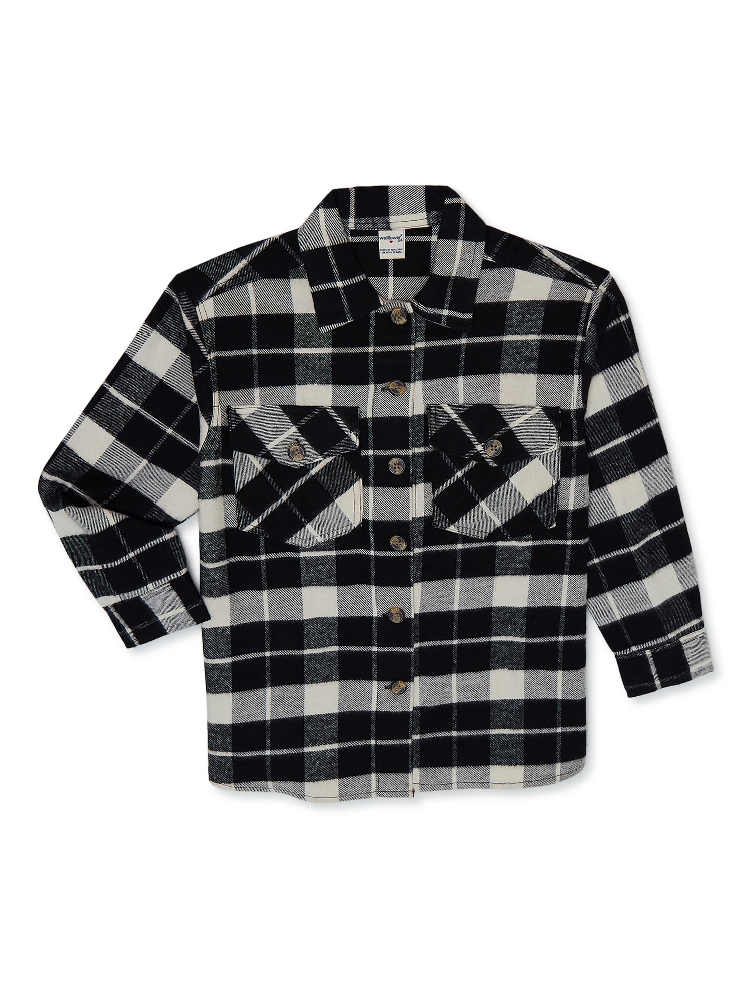 Wallflower Girls Shacket, Sizes 4-16 - Walmart.com