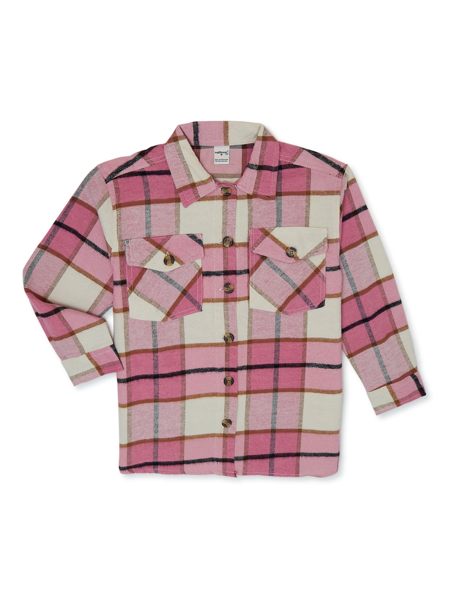 Wallflower Girls Shacket, Sizes 4-16 - Walmart.com