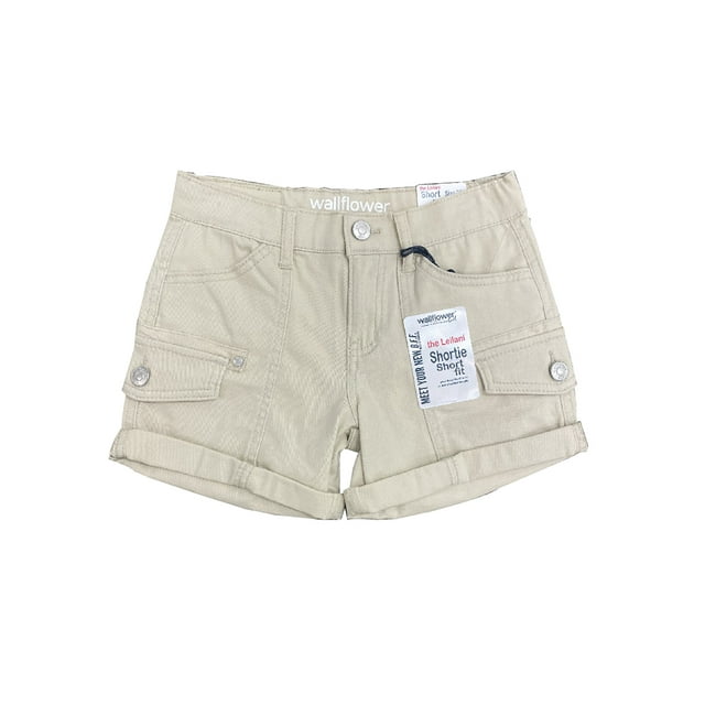 Wallflower Girls Cargo Shorts, Sizes 4-16 - Walmart.com