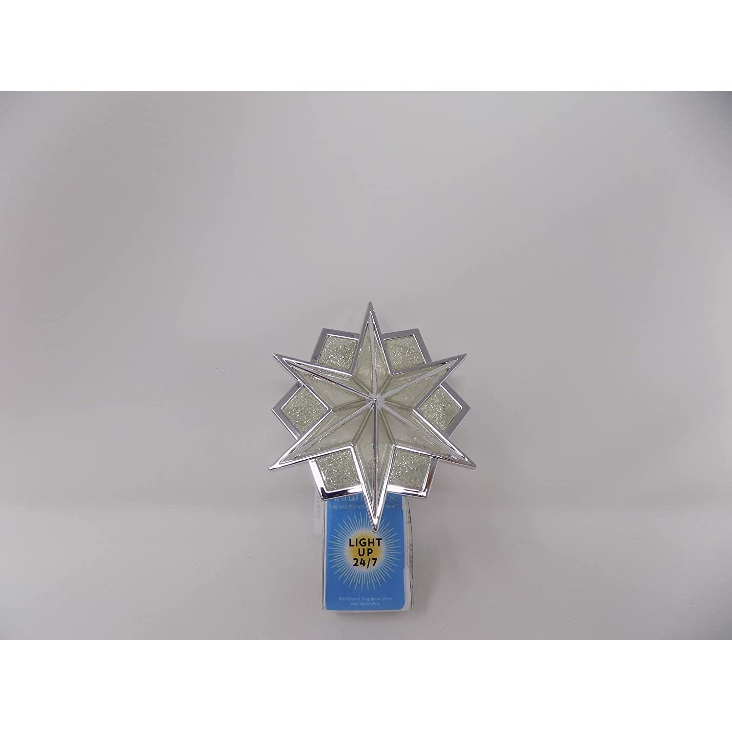 Wallflowers Plug in Diffuser White & Silver Glittery Star W 24/7 Light ...