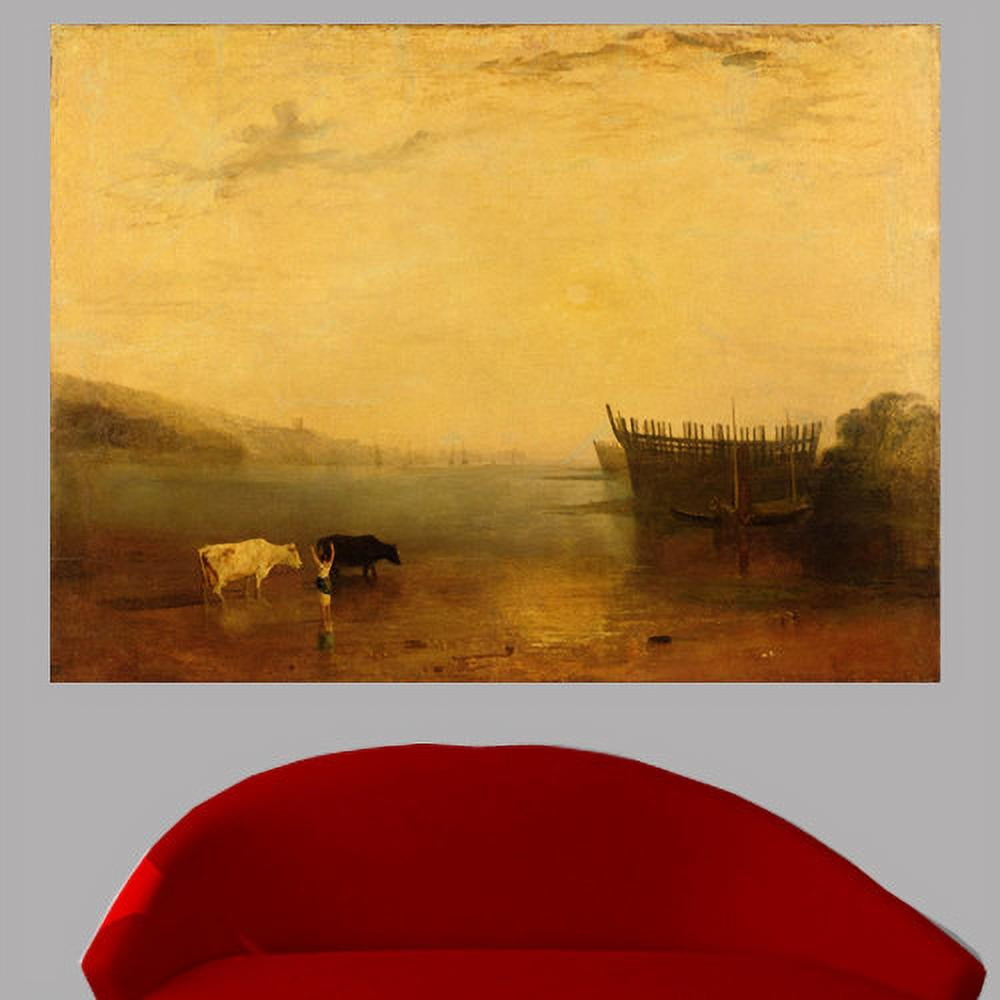 Wallhogs Turner Teignmouth Harbour (1812) Wall Mural - Walmart Business ...