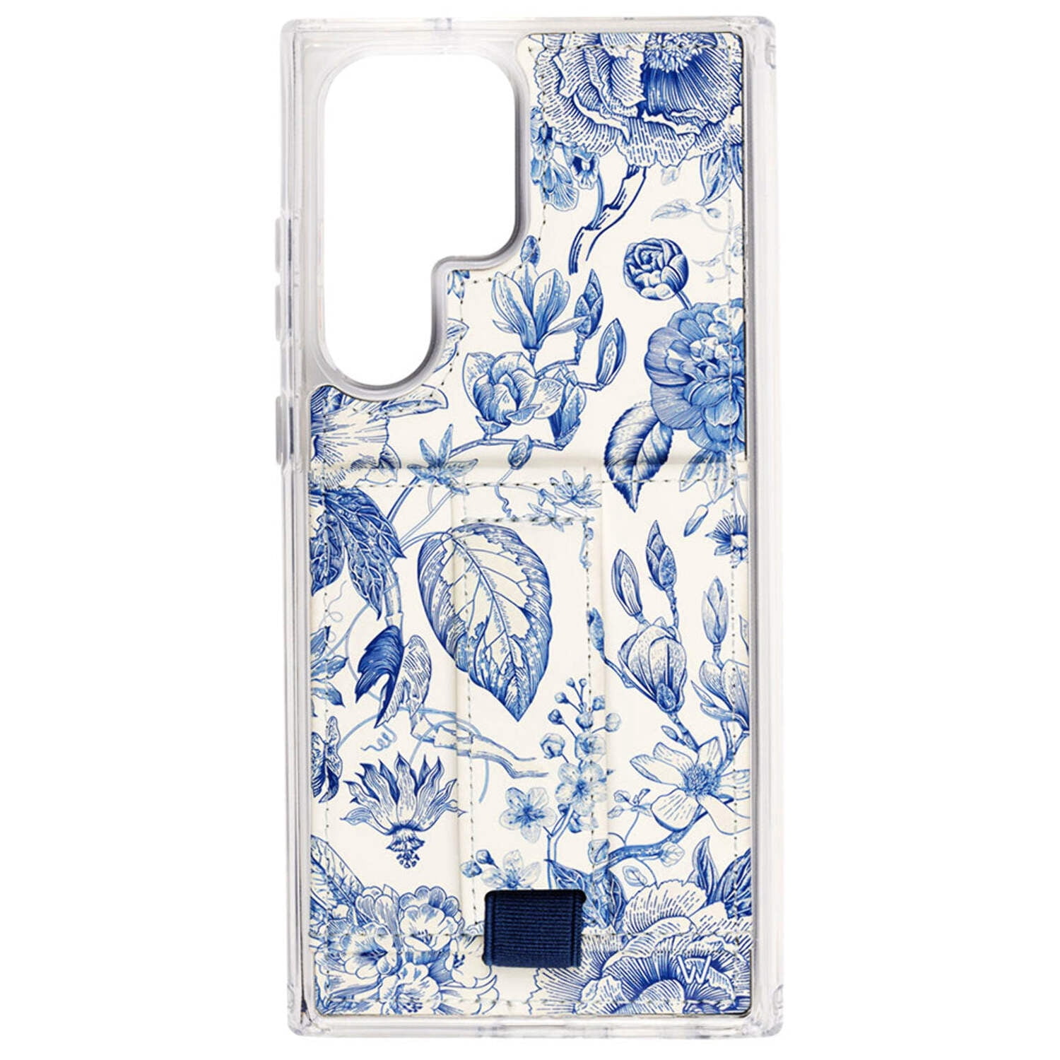 Walli Cases Blue Willow Phone Case with Wallet and Finger Strap ...