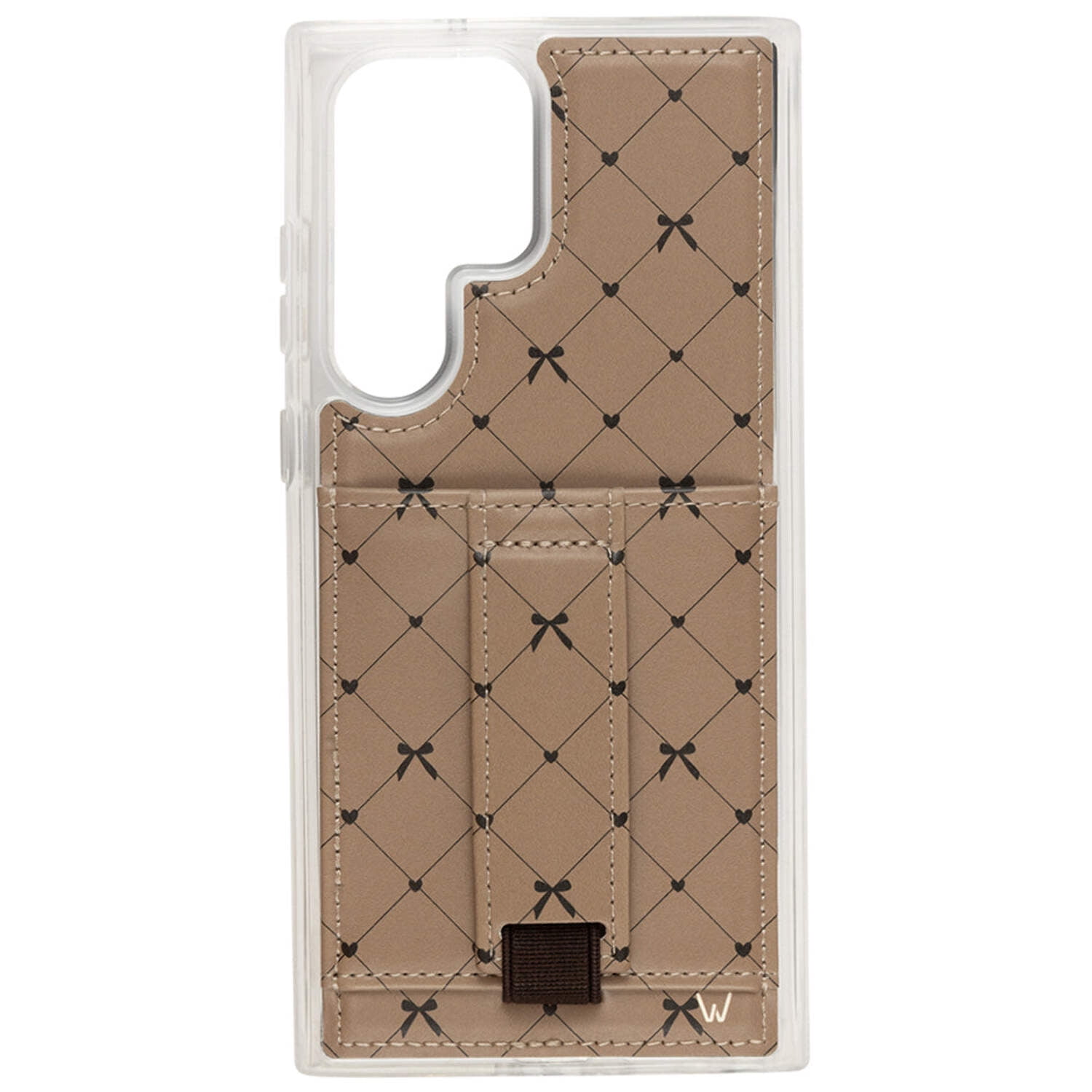Walli Cases Criss Cross My Heart Phone Case with Wallet and Finger ...