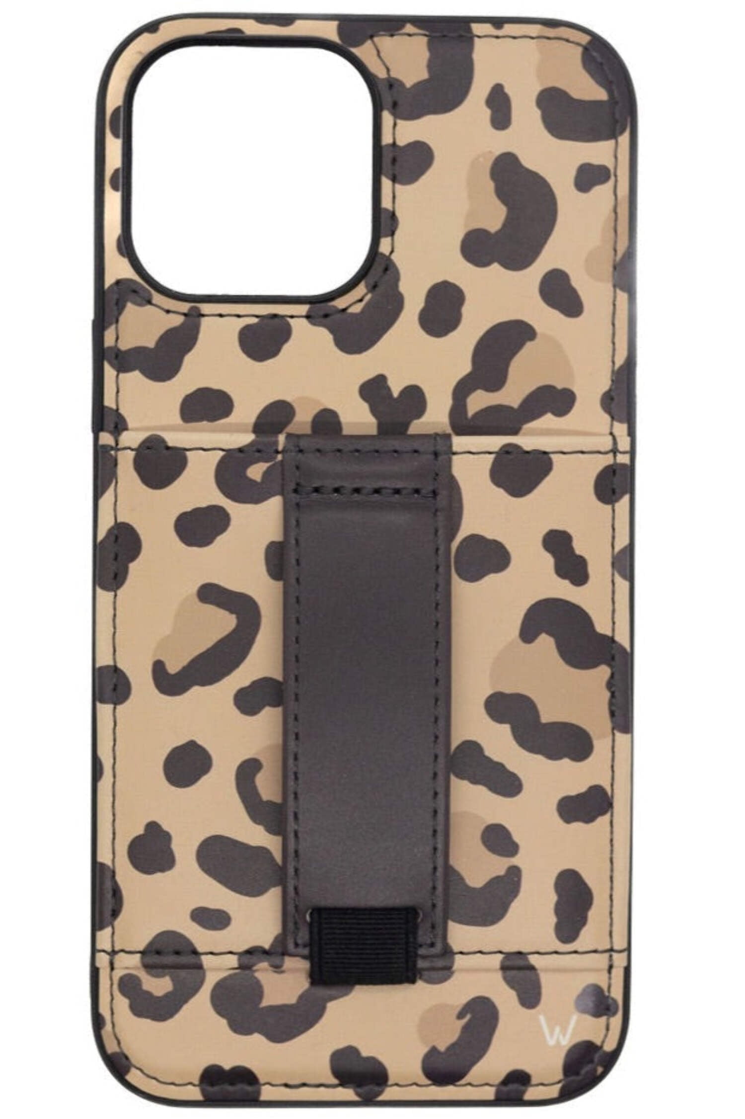 Walli Cases Brown Leopard Phone Case for iPhone 12/12 Pro with Wallet ...