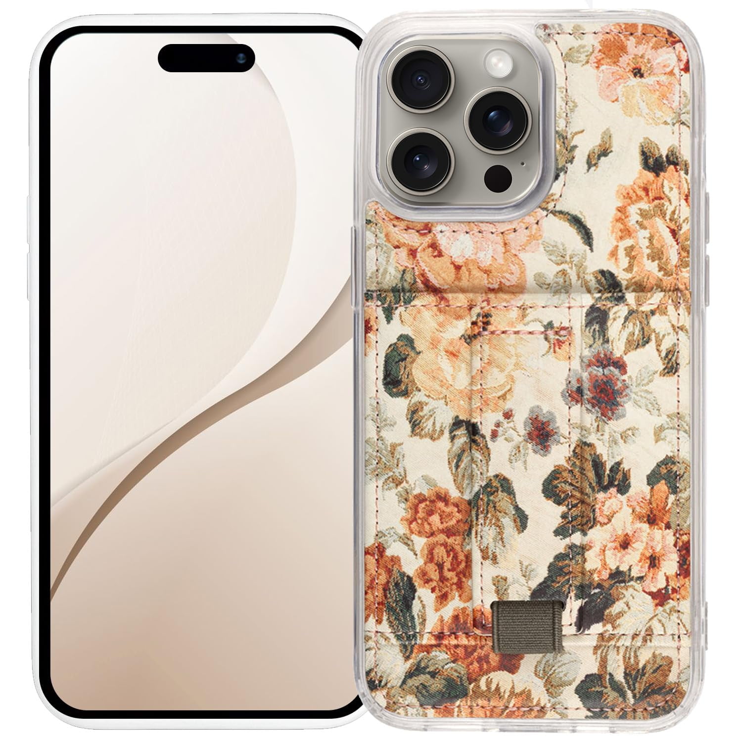 Walli Cases for iPhone 15 Pro Case Aesthetic Wallet Phone Case Card ...