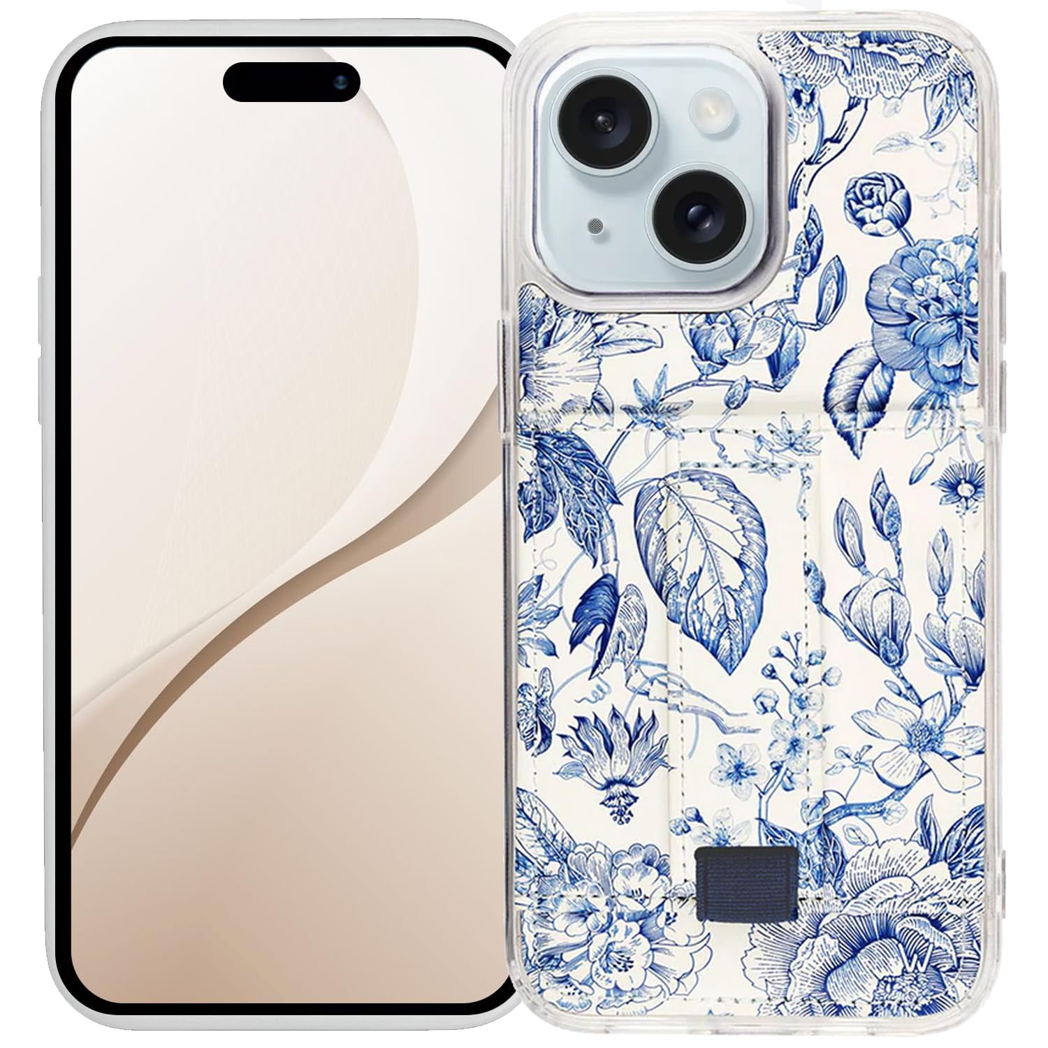 Walli Cases for iPhone 15 Plus Aesthetic Wallet Phone Case Card Holder ...