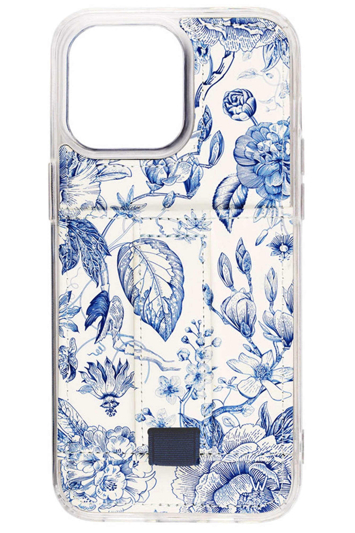 Walli Cases Blue Willow Phone Case for iPhone 12/12 Pro Max with Wallet, Kickstand, and Finger ...