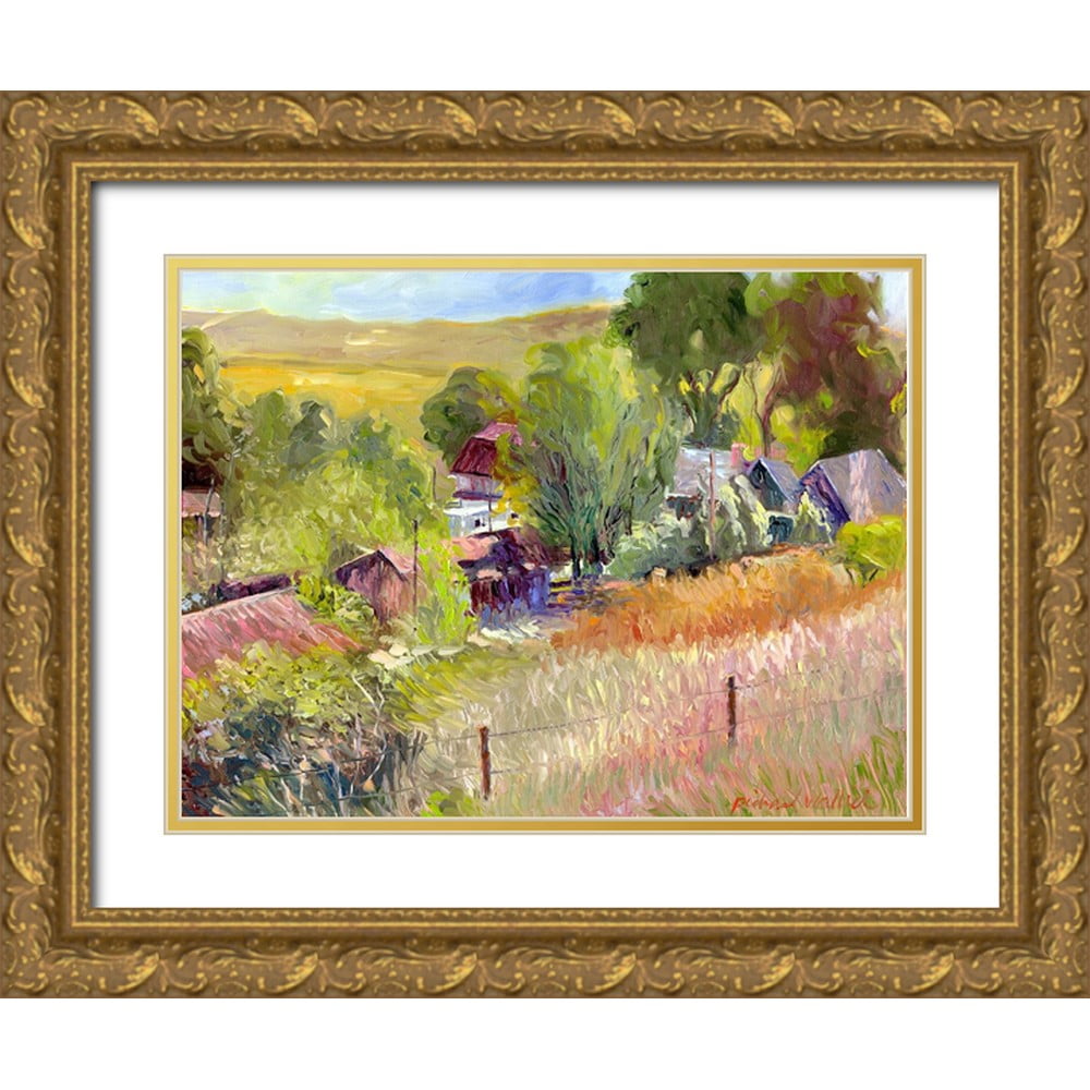 Wallich, Richard 14x12 Gold Ornate Wood Framed with Double Matting ...