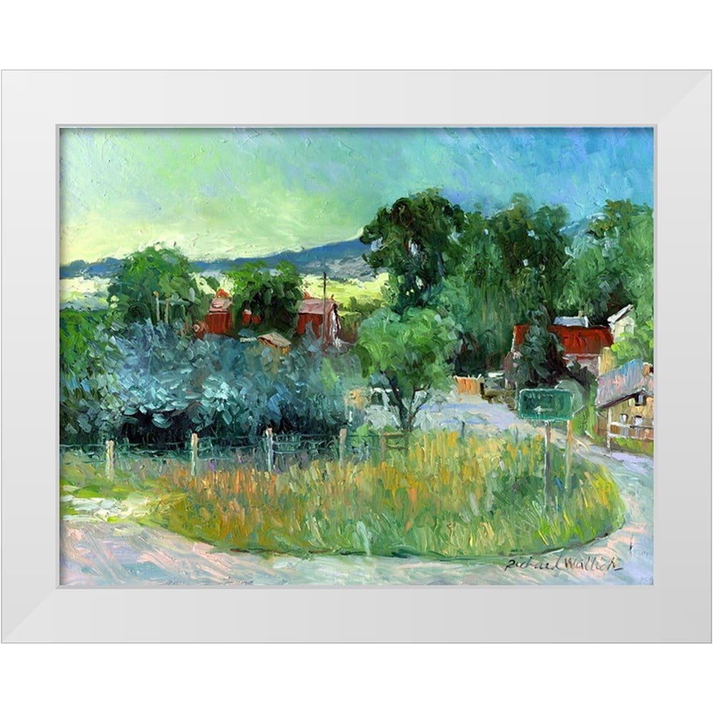 Wallich, Richard 14x12 White Modern Wood Framed Museum Art Print Titled ...