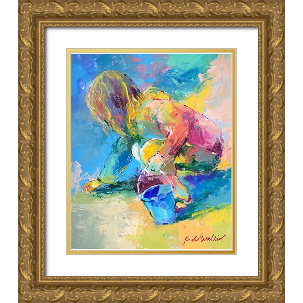 Wallich Richard 26x31 Gold Ornate Wood Framed With Double Matting