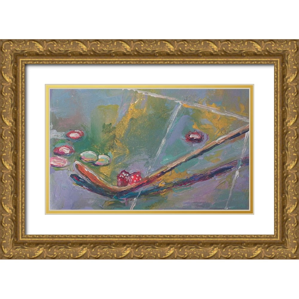 Wallich, Richard 32x21 Gold Ornate Wood Framed with Double Matting ...