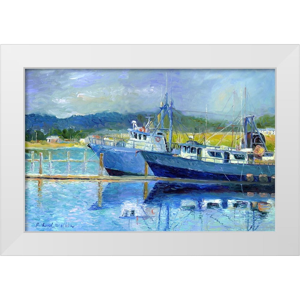 Wallich, Richard 32x22 White Modern Wood Framed Museum Art Print Titled ...