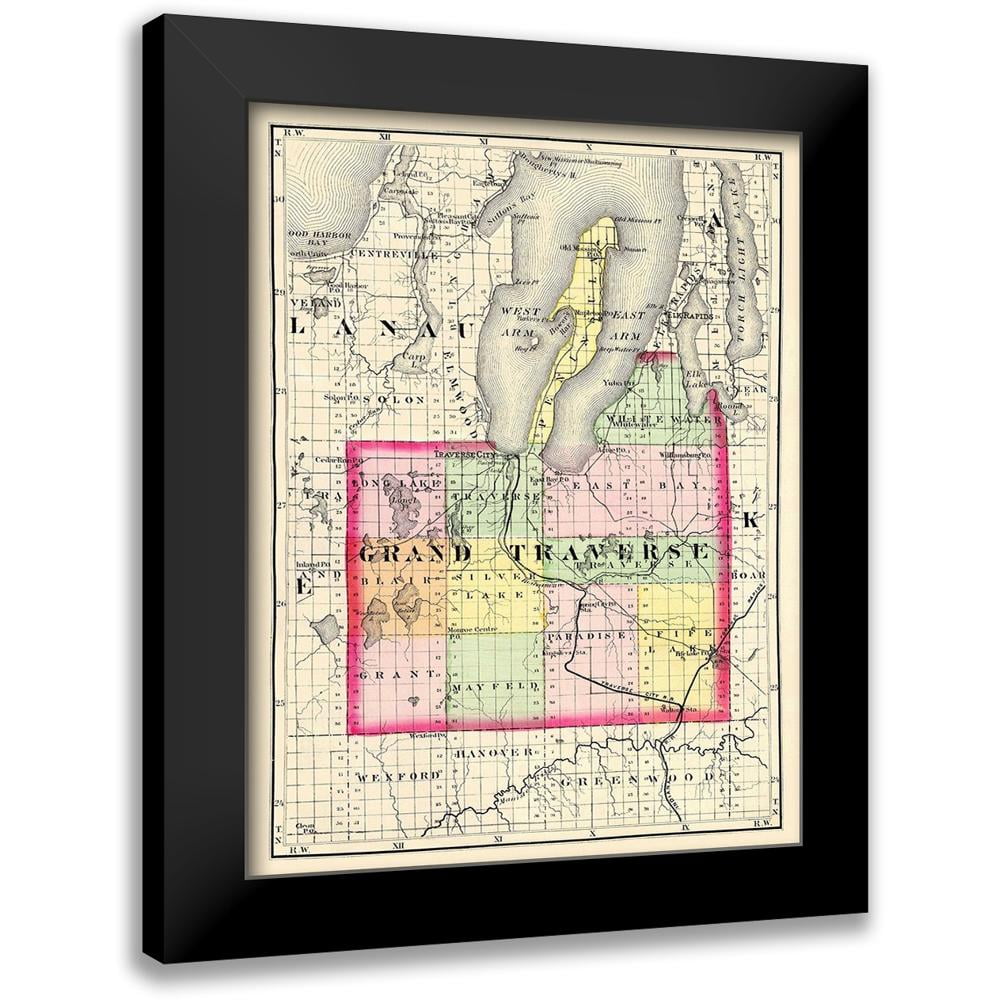 Walling 12x14 Black Modern Framed Museum Art Print Titled - Grand ...