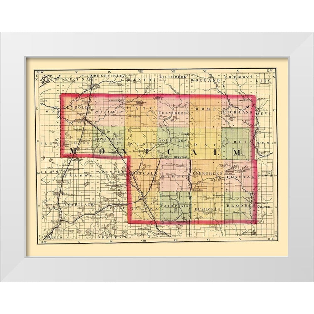 Walling 14x12 White Modern Wood Framed Museum Art Print Titled ...