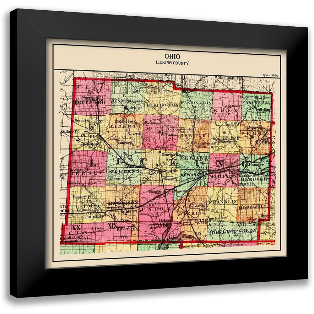 Walling 17x15 Black Modern Framed Museum Art Print Titled - Licking ...