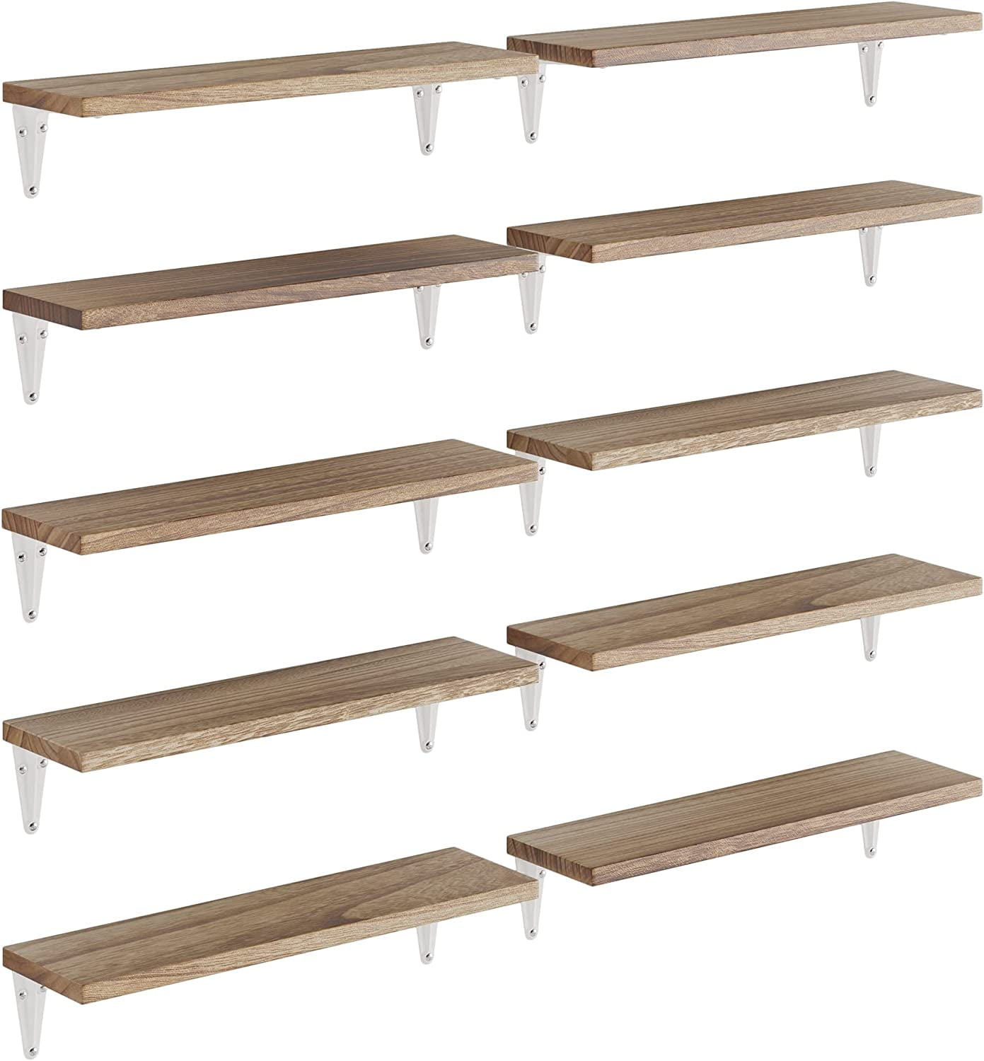 Wallniture Arras 17"x4.5" Wall Bookshelves Floating Shelves for Wall ...